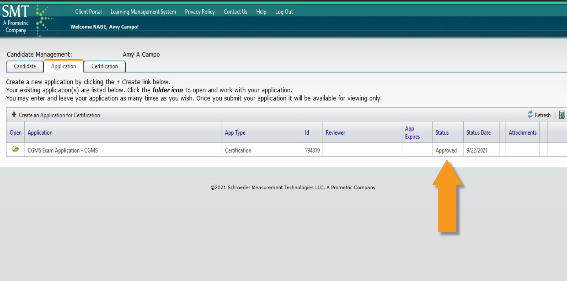 CGMS Application Process